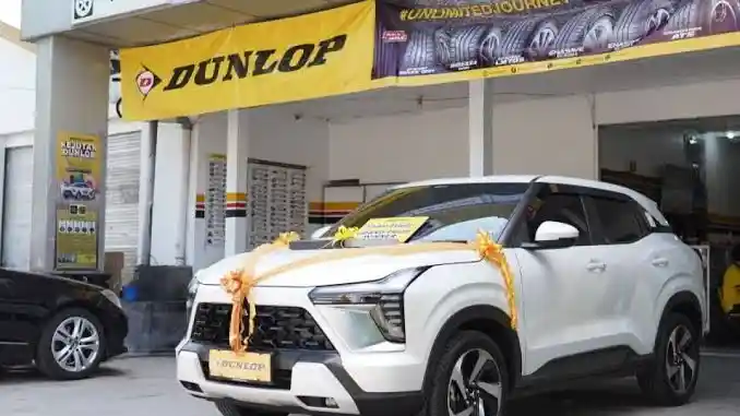Dunlop Serahkan Satu Unit Mitsubishi XForce Kepada Pemenang Program 'Kejutan Dunlop'