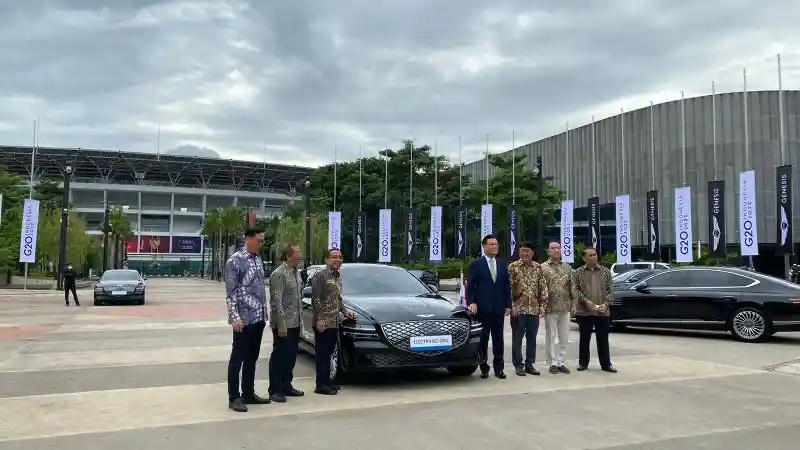 393 Unit Hyundai Ioniq 5 dan Genesis G80 Resmi Diserahkan Untuk G20