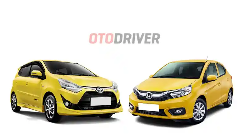 Komparasi Spek Toyota Agya TRD VS Honda Brio Satya E CVT